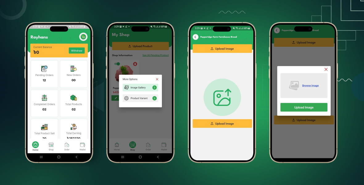 EcoShop - Multivendor eCommerce Flutter Seller App by websolutionus